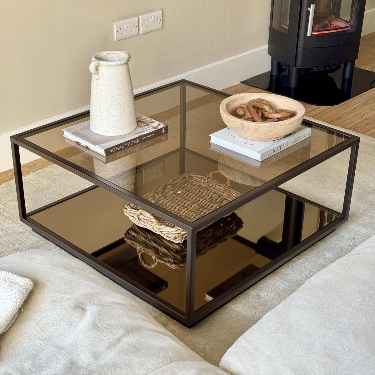 Amara Coffee Table - Dark Bronze — Rose And Walker