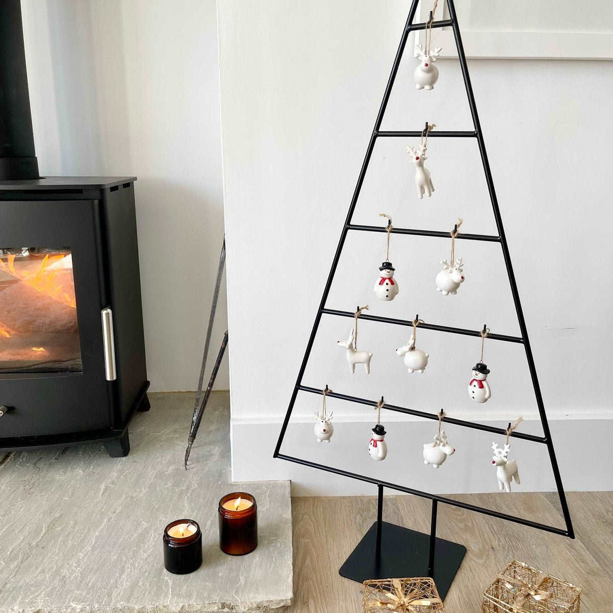 Metal Standing Christmas Tree Large UK — Rose And Walker