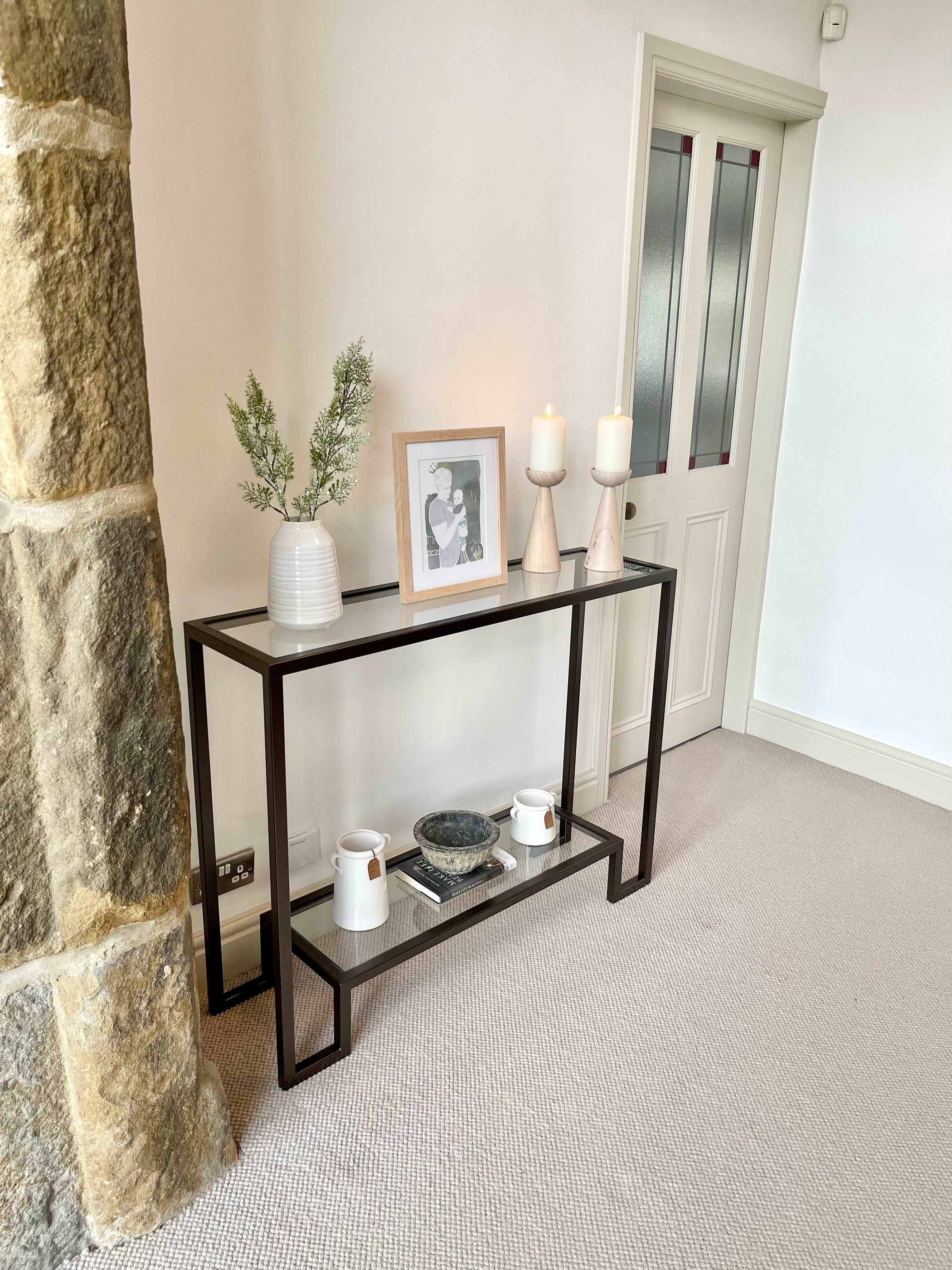Dark Bronze Console Table UK — Rose And Walker
