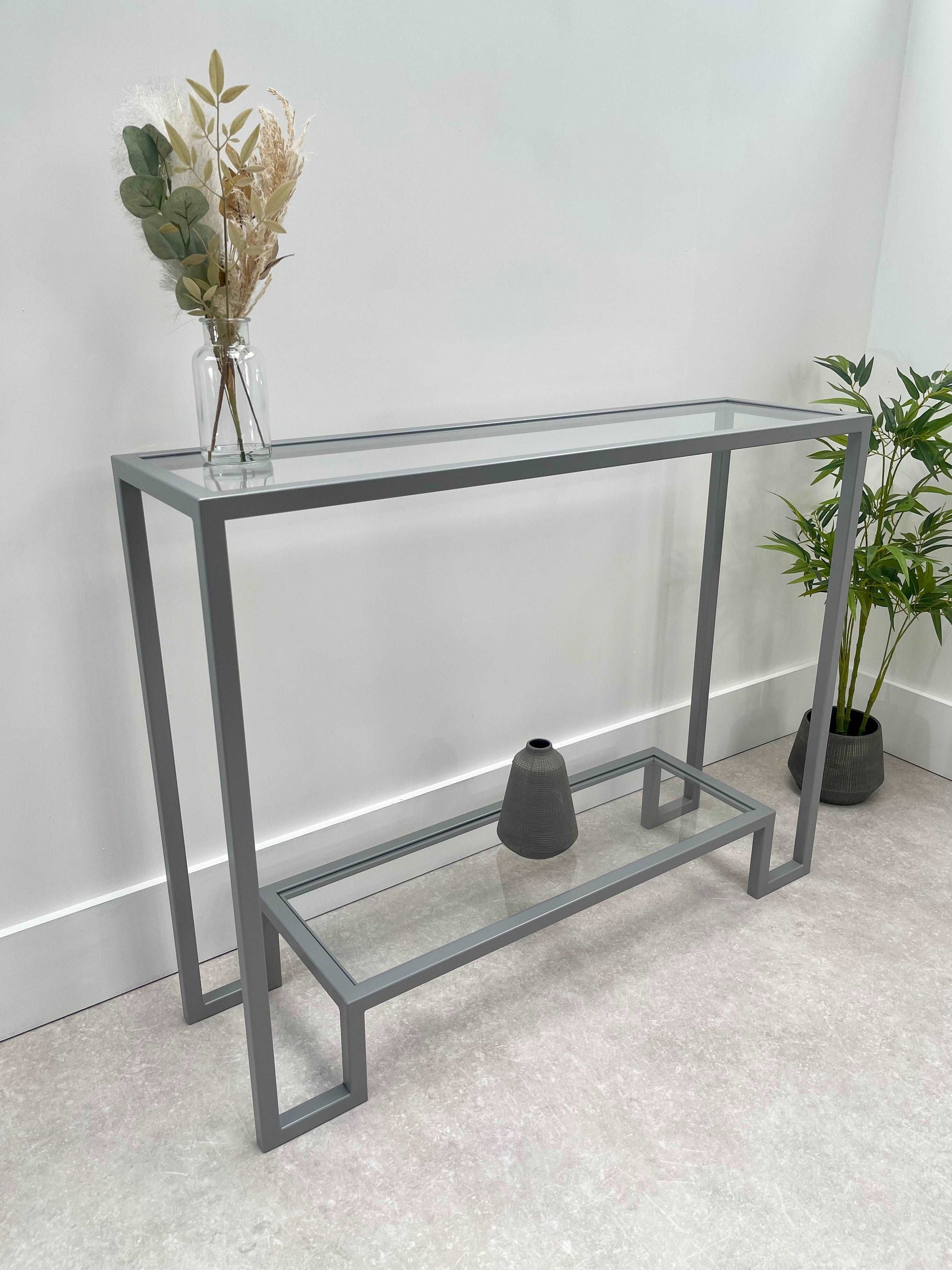 Metal and Glass Console Tables UK — Rose And Walker