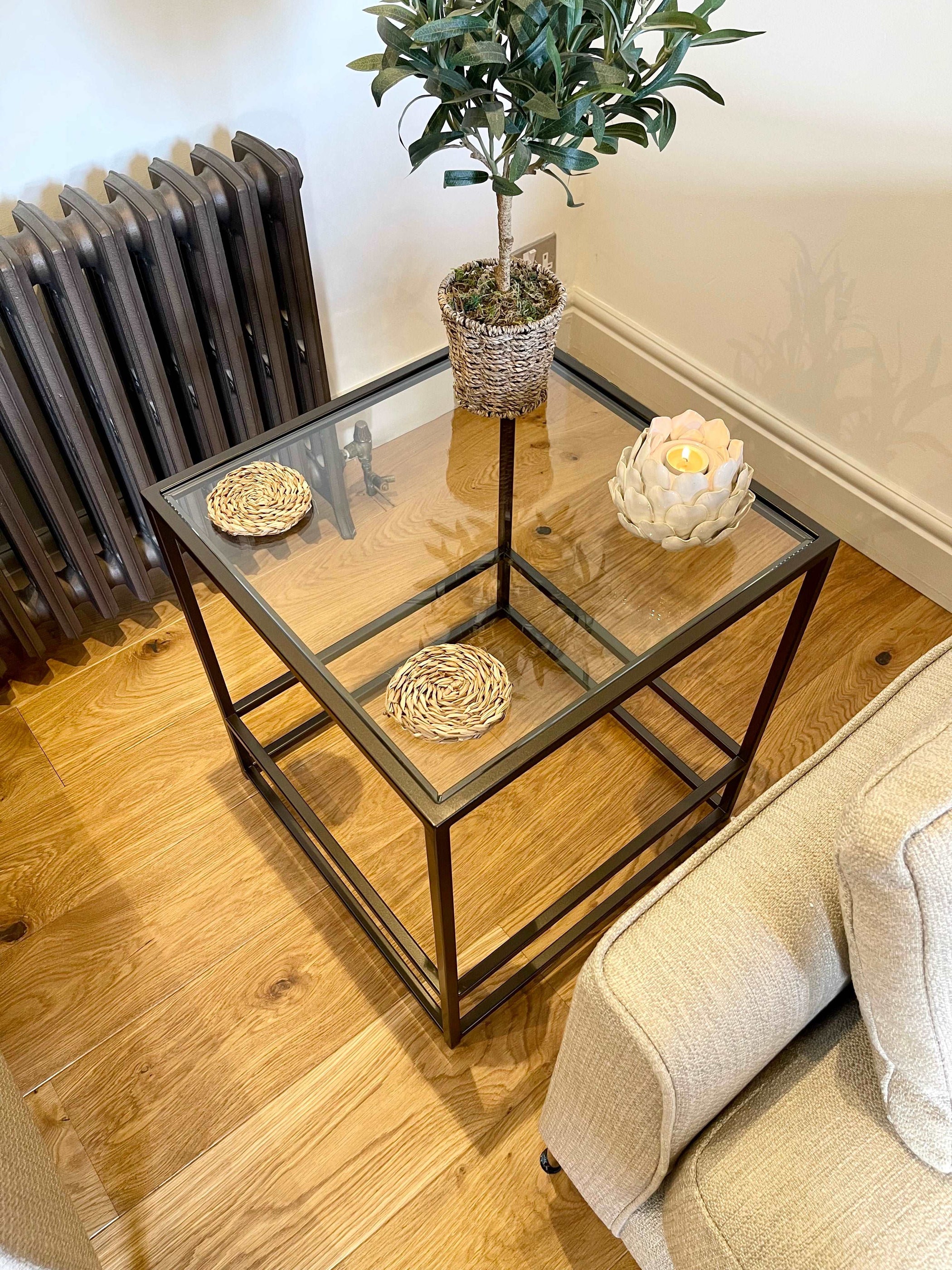 Dark Bronze Side Table UK — Rose And Walker