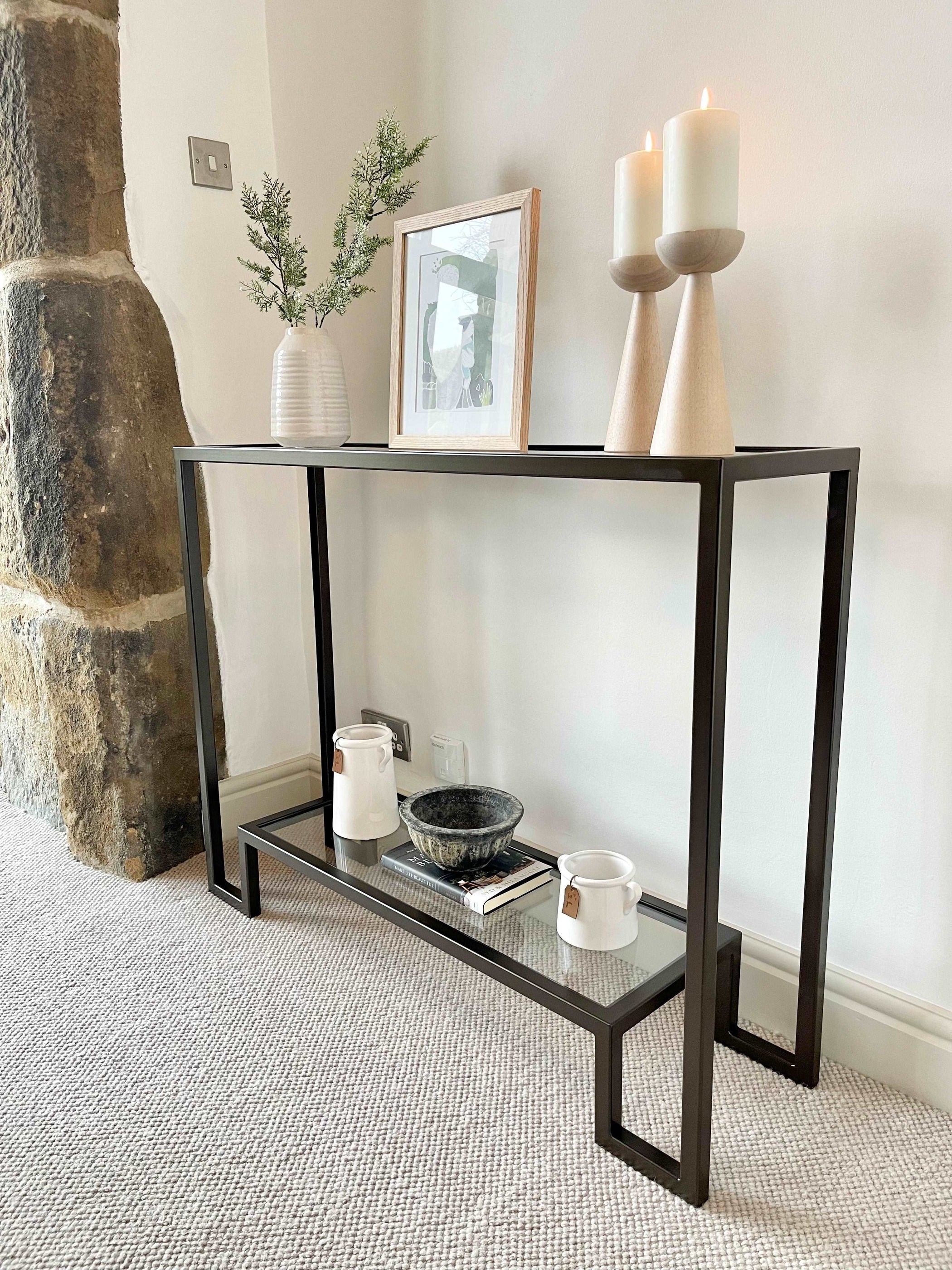 Dark Bronze Console Table UK — Rose And Walker