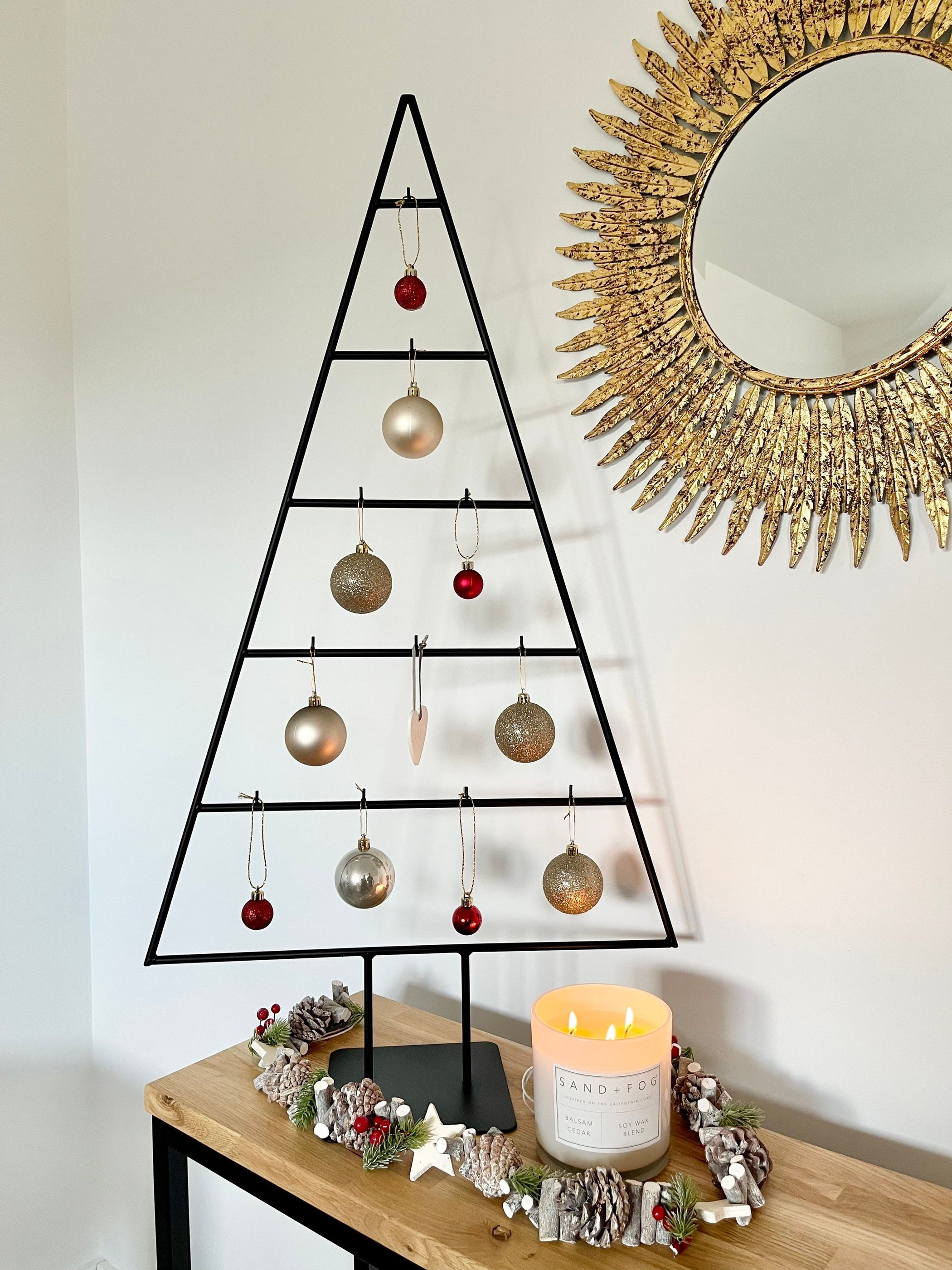 Metal Standing Christmas Tree Large UK — Rose And Walker